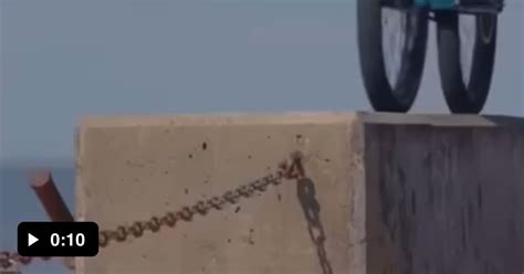 Riding Across A Chain 9GAG