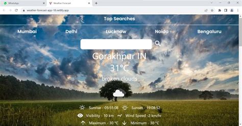 Amit Paswan On Linkedin Weatherapp Reactjs Development Tailwindcss