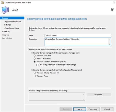 Sccm Ile Baseline Remediation Cve 2013 3900 Winverifytrust Signature Validation Zafiyetinin