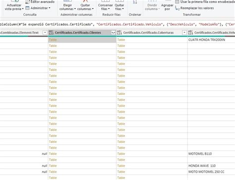 Power Query Table Structure Column How To Expand Rpowerbi