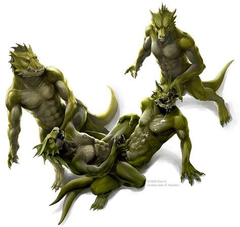 Rule 34 Balls Cum Group Group Sex Kajito Lizard Male Penis Reptile