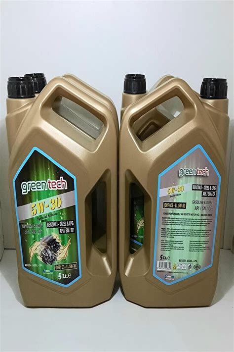 greentech 5W-30 MOTOR YAĞI 5 LİTRE DPF PARTİKÜLLÜ 1 KOLİ 4 ADET ...
