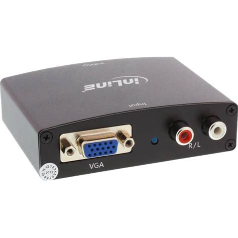 Converter VGA Audio To HDMI Input VGA And RCA Audio Stereo Output HDMI KVM Switch