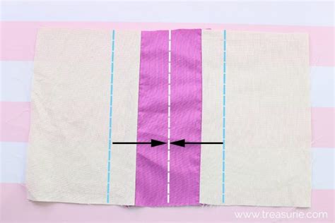 How To Sew Box Pleats Standard Inverted Contrasting TREASURIE
