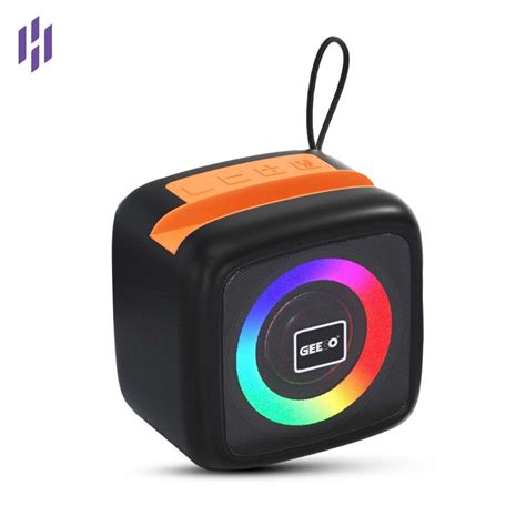 Geeoo SP 90 RGB Portable Bluetooth Speaker Price In Bangladesh Hojoborolo