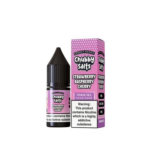 Chubby Strawberry Raspberry Cherry 10ml Nic Salt Uk