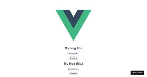 Vue Codesandbox