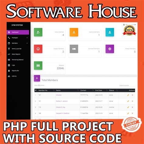 Gym Management System Full Php Project With Source Code Shopee Malaysia