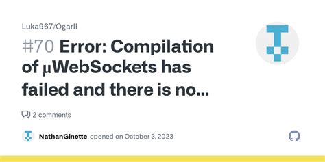 Error Compilation Of µwebsockets Has Failed And There Is No Pre Compiled Binary Available For