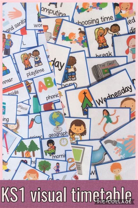 Visual Timetable Ks1 Daily Schedule Back To School Teaching Resources Visual Timetable