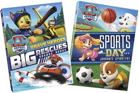 Paw Patrol Brave Heroes Big Rescues And Sports Day Dvd Universal