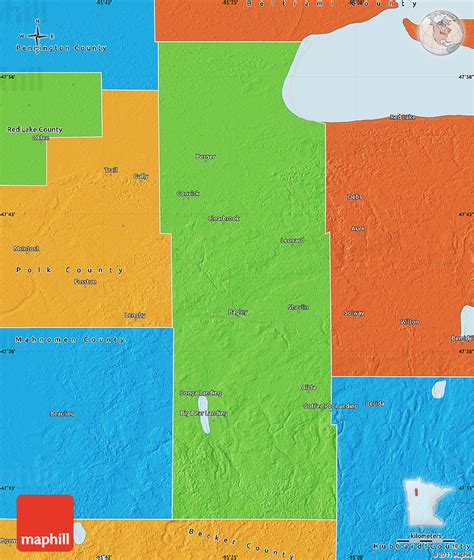 Political Map Of Clearwater County