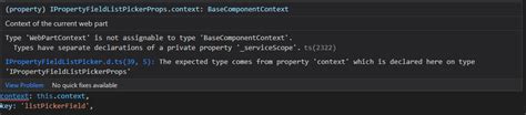 Spfx V Unable To Pass Web Part Context Object Issue Pnp Sp Dev Fx Property