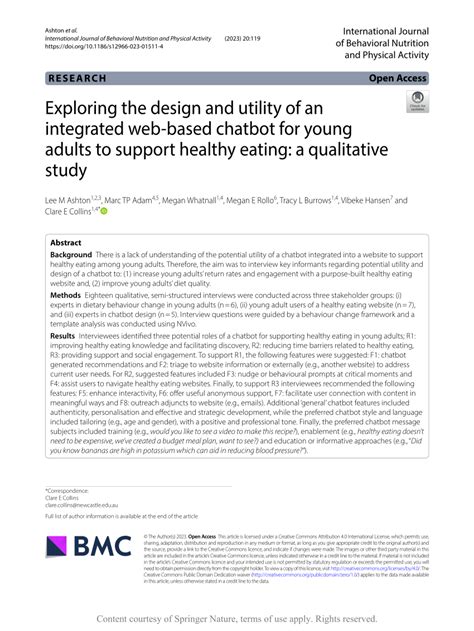 Pdf Exploring The Design And Utility Of An Integrated Web Based