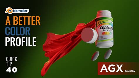 Agx Color Proflie A Better Color Management In Blender Quick Blender Tip 40 Youtube