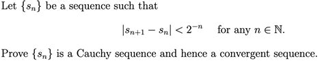 solved let {sn} be a sequence such that sn 1 snl