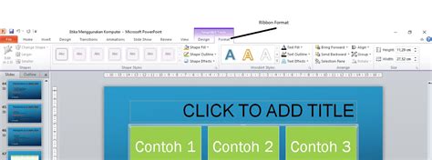 Mengenal Menu Pada Ribbon Format Untuk Mengedit Smartart Pada Powerpoint Teknologi Informasi