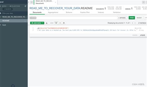 【mongodb】readmetorecoveryourdata，数据库被恶意删除recover Your Data Csdn博客