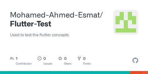 Github Mohamed Ahmed Esmat Flutter Test Used To Test The Flutter Concepts