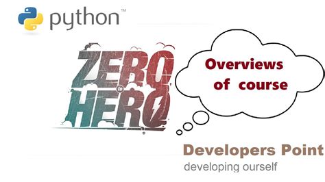 python for beginners from zero to hero contents of playlist youtube