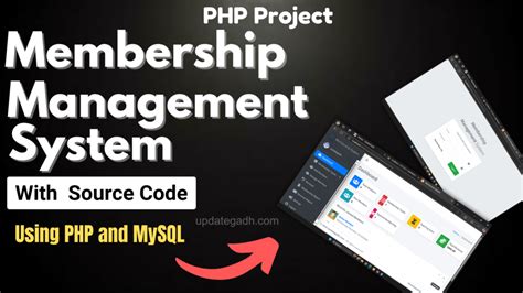 Membership Management System In Php With Source Code