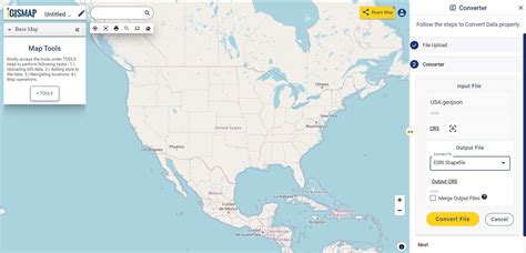 Online Conversion Of Geojson To Shapefile