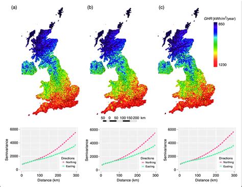 Spatial Variation In The Whole Year Global Horizontal Irradiation Ghr Download Scientific