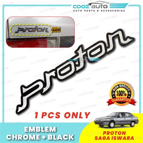 Proton Saga Lmst Proton Iswara Proton Saga Lama Car Logo Emblem Proton Badge Chrome Black Rear Proton Saga Lmst Proton Iswara Proton Saga Lama Car Logo Emblem Proton Badge Chrome Black Rear