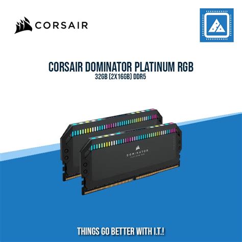Corsair Dominator Platinum Rgb 32gb 2x16gb Ddr5 520056006000620