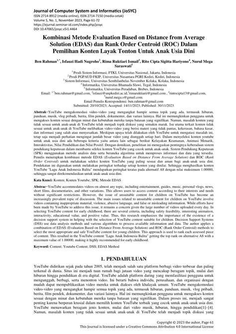 Pdf Kombinasi Metode Evaluation Based On Distance From Average