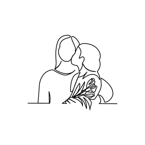 Mother And Her Daughter 37274848 Vector Art At Vecteezy