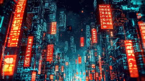 Cyberpunk Quantum Bit Vs Classical Bit Comparison Infographic