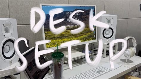 Vlog 히람의 데스크셋업 데스크투어 홈레코딩 Youtube