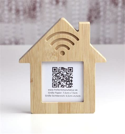 Wlan Häuschen Für Qr Code Oder Passwort Für Den Gäste Login Zum Aufhängen Etsy De Em 2024