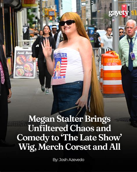 Gayety Megan Stalter Turned Her Colbert Interview Into A Chaotic