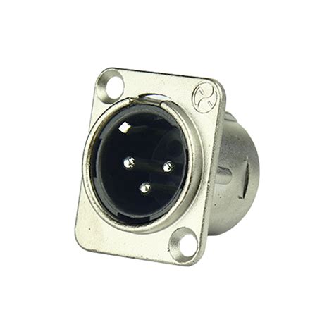 Tecnix Male 3 Pin Xlr Chassis Mount China Neutrik Silver Chassis At Bounce Online R6500