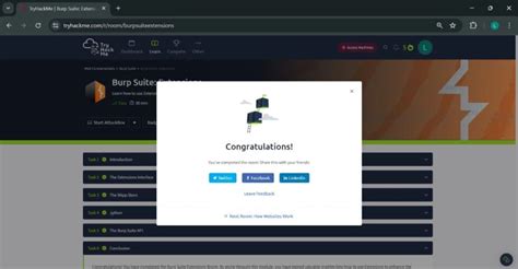Lalit Chhatwani On Linkedin Cybersecurity Burpsuite Tryhackme Learningjourney Infosec…