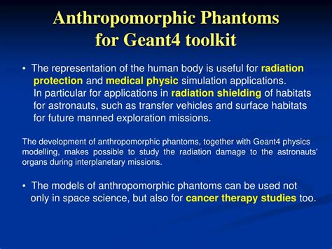 Ppt Anthropomorphic Phantoms Analytical And Voxel Models Status And Perspectives Powerpoint