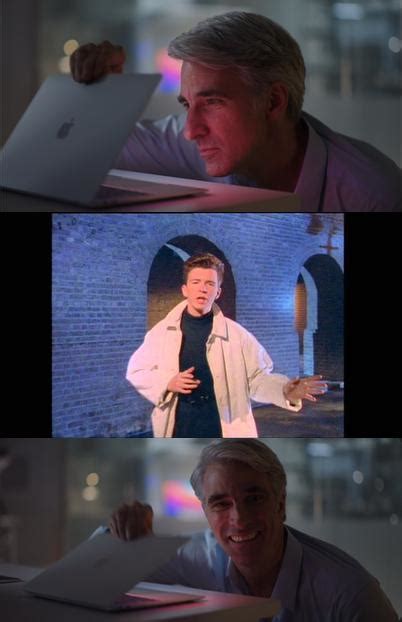 Крейг Федериги смотрит в Macbook Memepedia