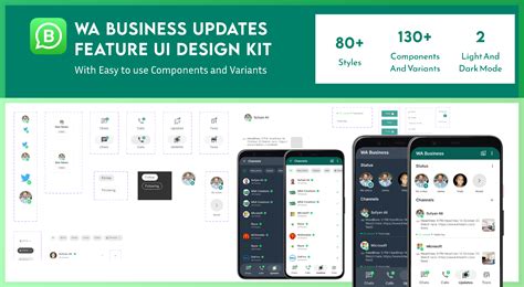 Whatsapp Business Updated Ui Design Kit Figma