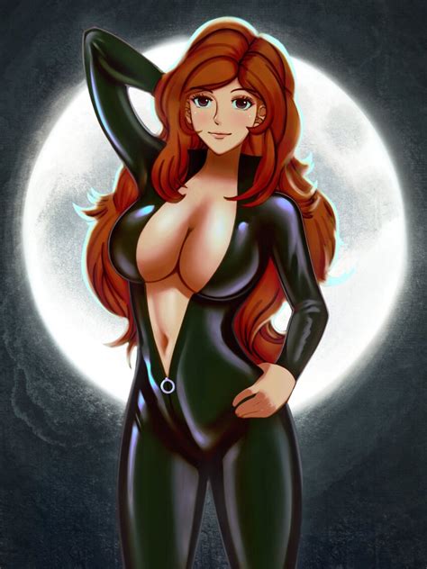 J D Thunderhawk Mine Fujiko Lupin Iii Highres 1girl Biker Clothes Bikesuit Black