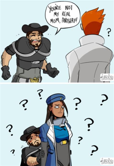 Two Comics With One Man Being Hugged By Another Person And The Other