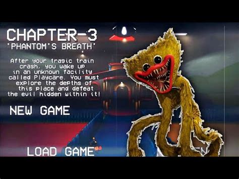 Poppy Playtime Chapter 3 GAMEPLAY Main Menu Fanmade YouTube