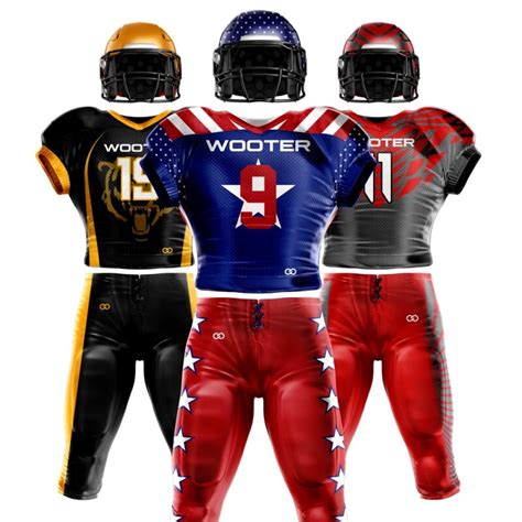 Football Designs Custom Football Uniform And Jersey Designs Wooter Apparel