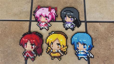 Chibi PMMM Girls Perler Bead Sprite Set Bead Sprite Perler Beads Perler Bead Art