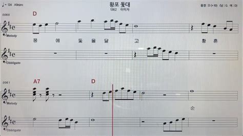 이미자~황포돛대 노래 악보mr ~손미영알토색소폰ㆍ플루트연주 Youtube
