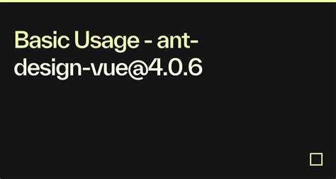 Basic Usage Ant Design Vue406 Codesandbox
