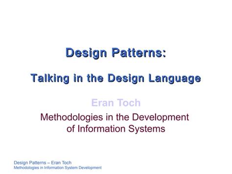 Design Patterns Ppt