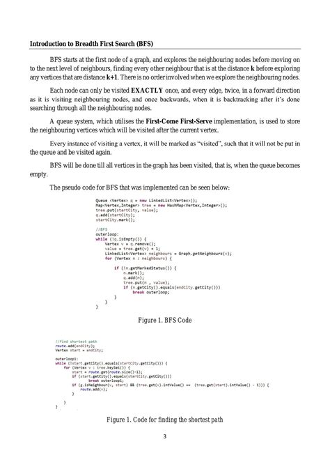 Cs2040 Group Project Breadth First Search For Flight Scheduling Code Implementation Report