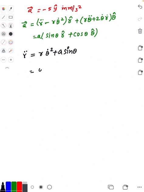 SOLVED Rotation Of Bar O A Is Controlled By The Lead Screw Which Imparts A Horizontal Velocity V